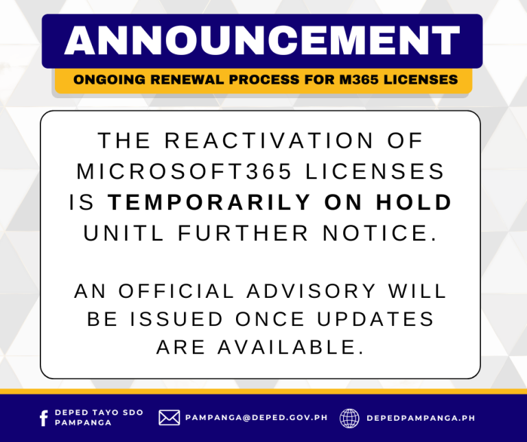 DepEd SDO Pampanga | One DepEd. One Pampanga